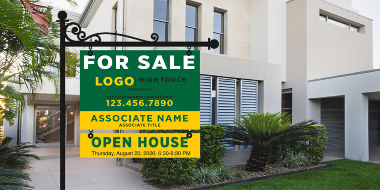 Common Sizes of Real Estate Signs in Canada | AgentPrint Guide